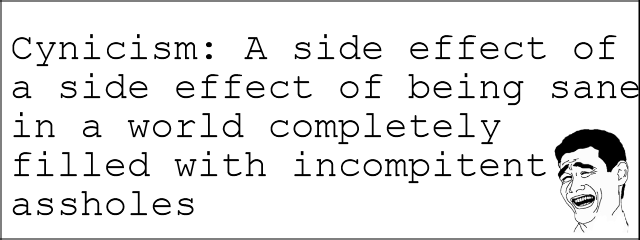 Cynical