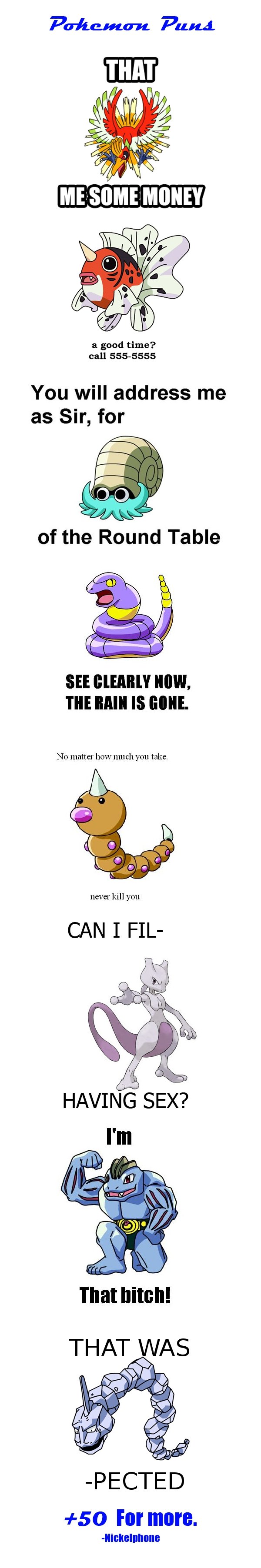 Pokemon Puns